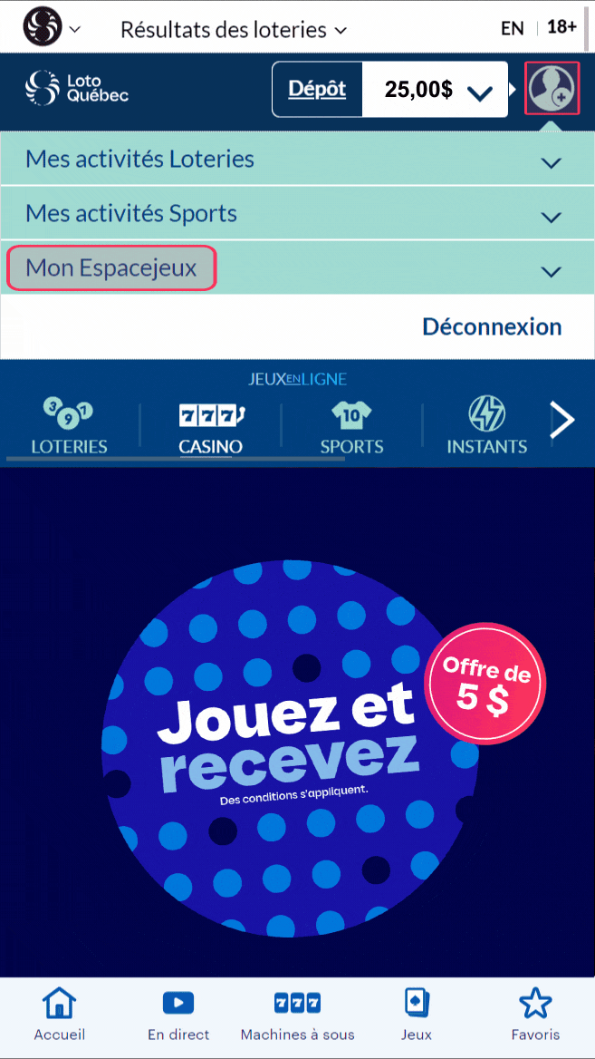 Offre Jouez et recevez - lotoquebec.com